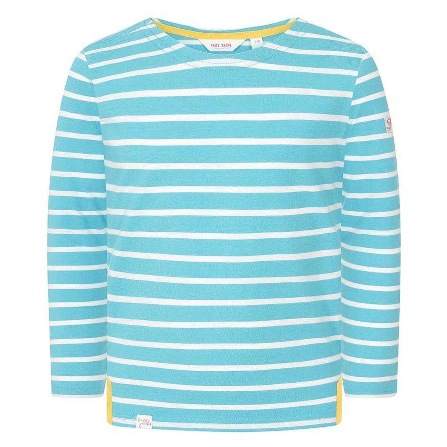 Lazy Jacks Girls Breton Top - Walmart.com