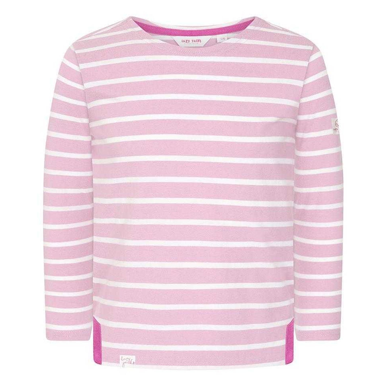 Lazy Jacks Girls Breton Top - Walmart.com
