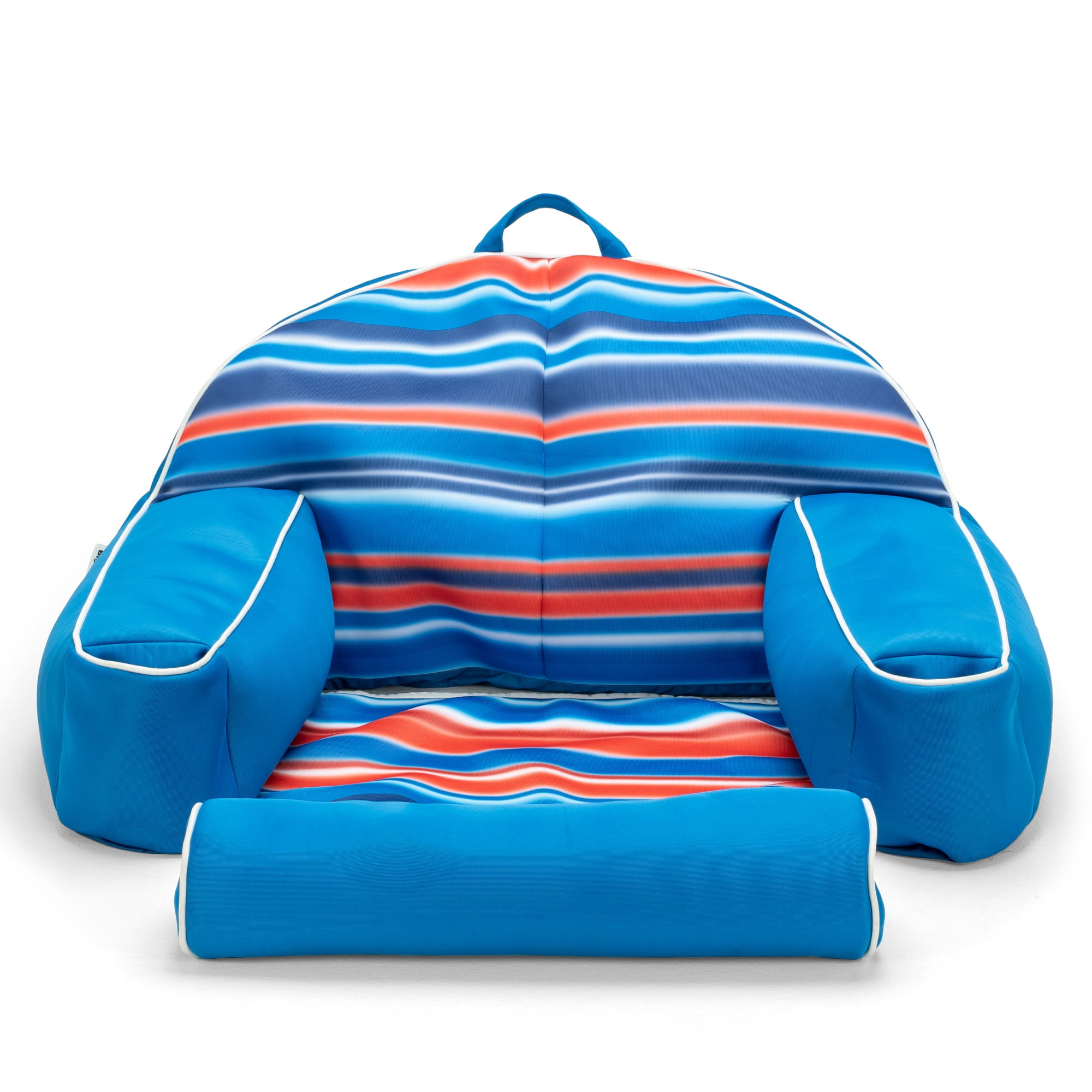 Big Joe Lazy Lounger Pool Float Adult Doubled-Sided Mesh 3.5 Feet Bean ...