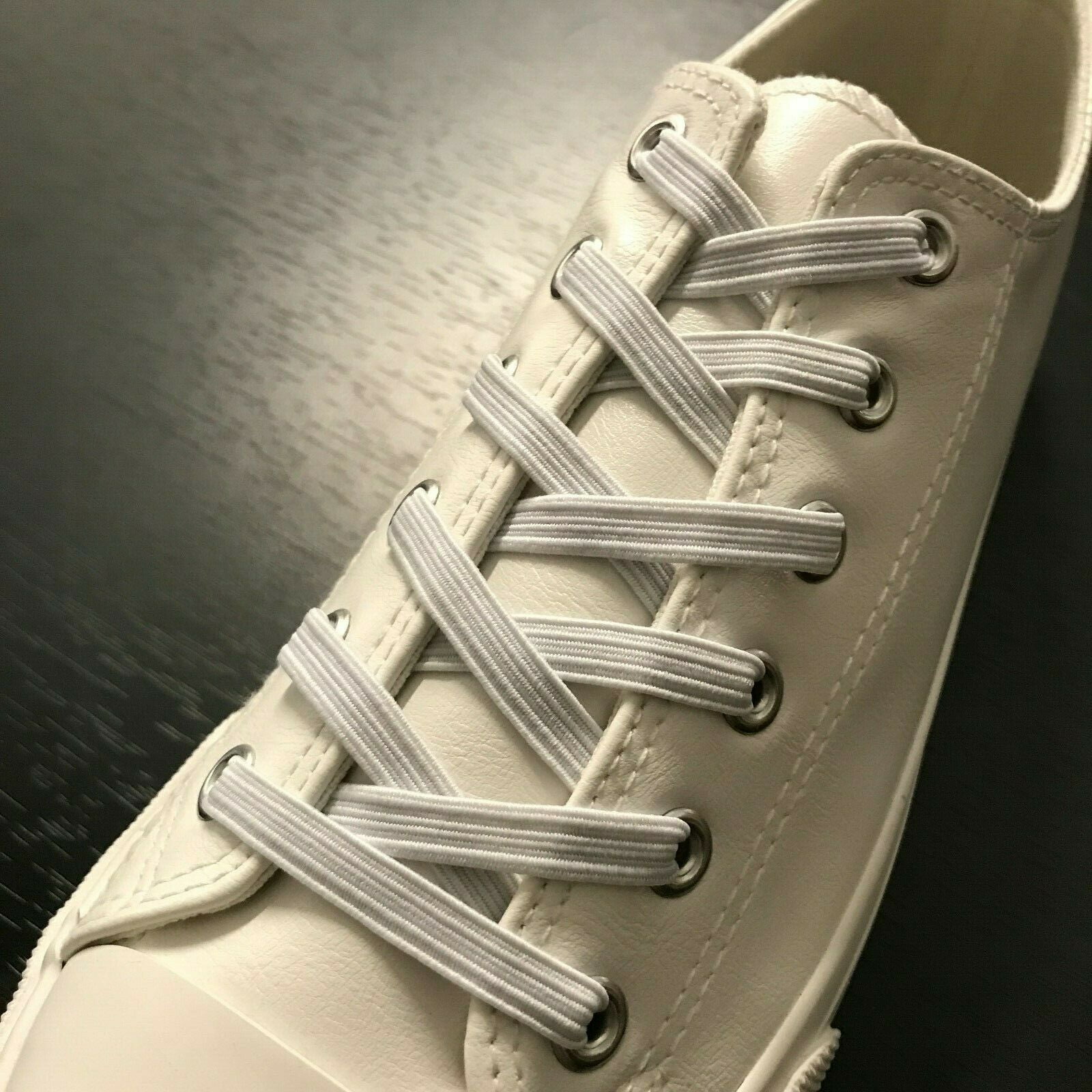 Lazy No Tie Elastic Easy Lock Shoe Laces for Sneakers, Kids, Adults ...