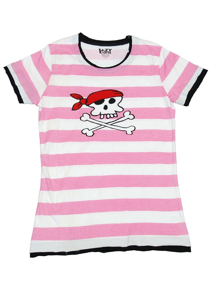 Lazy One - Junior Fitted PJ Set - Pink Pirate - Medium - Walmart.com