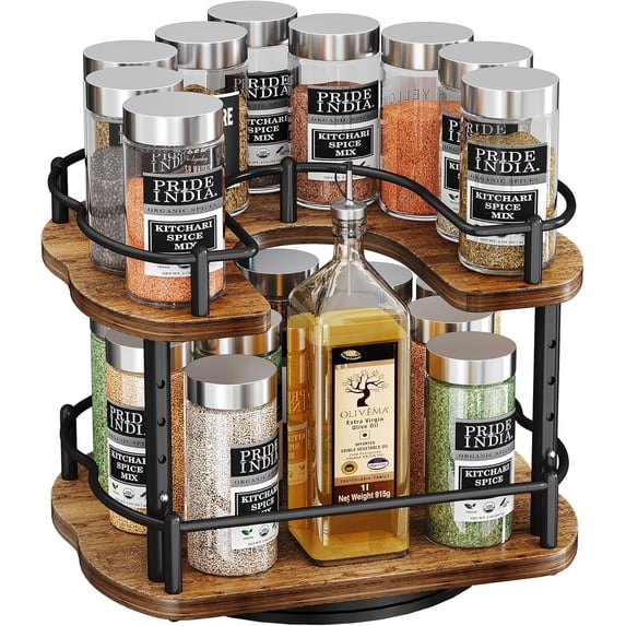 Lazy Organizer Spice Rack Spice Organization for Cabinet Height ...