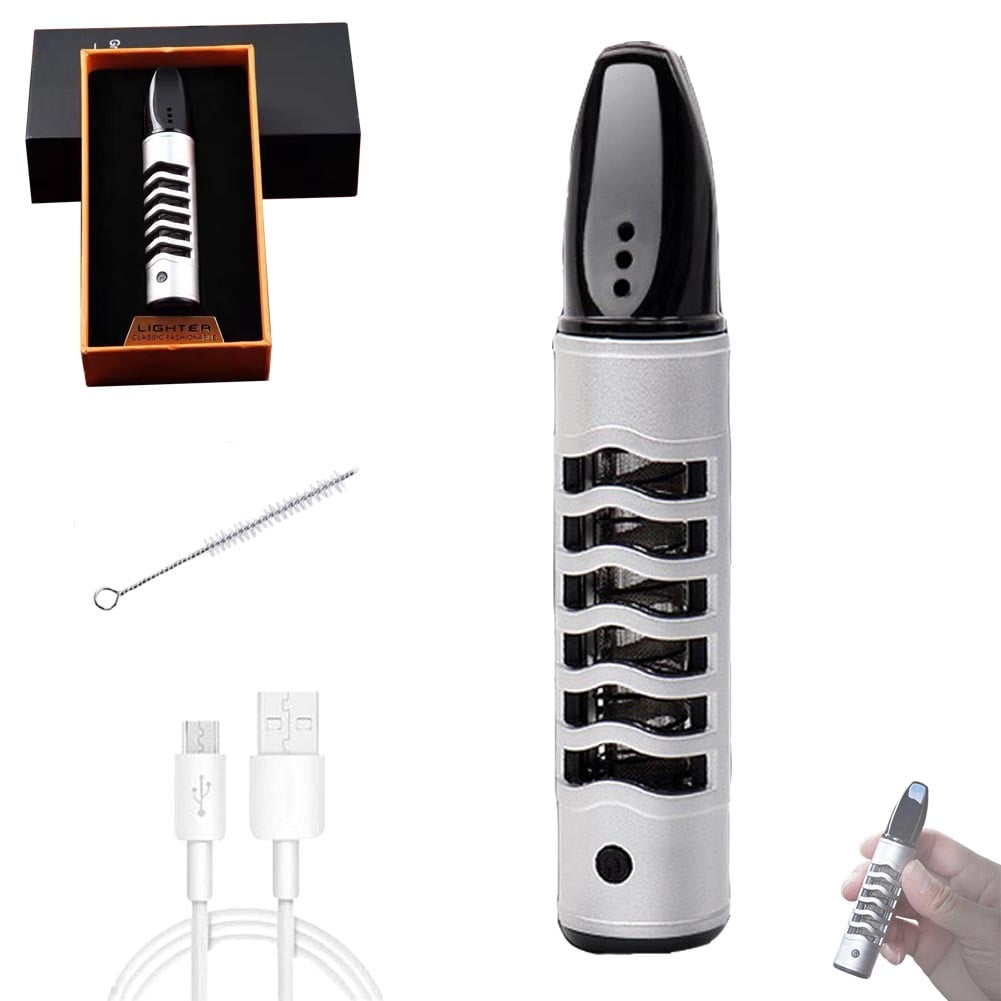 Lazy Pipe Without Ash,Portable Handheld Ashtray Car USB Charging ...