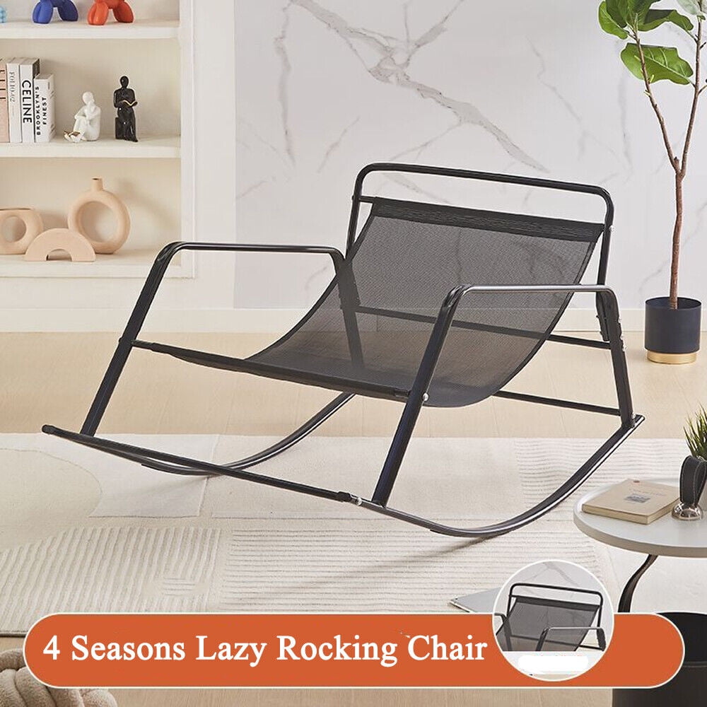 Lazy Rocking Chair Double Person Patio Zero Gravity Chairs Lounge ...