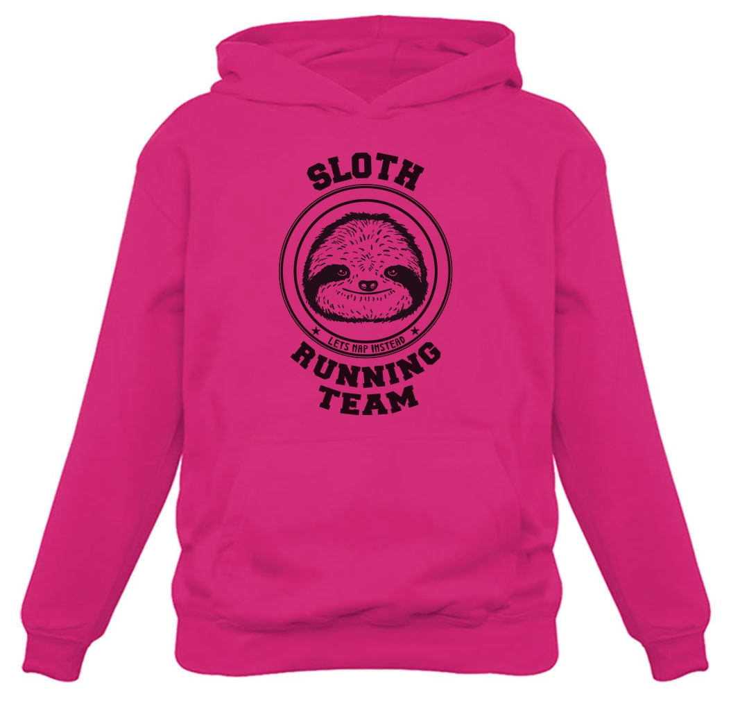 Lazy Sloth Running Team Tstars Women's Hoodie - Humorous Gift for Women ...