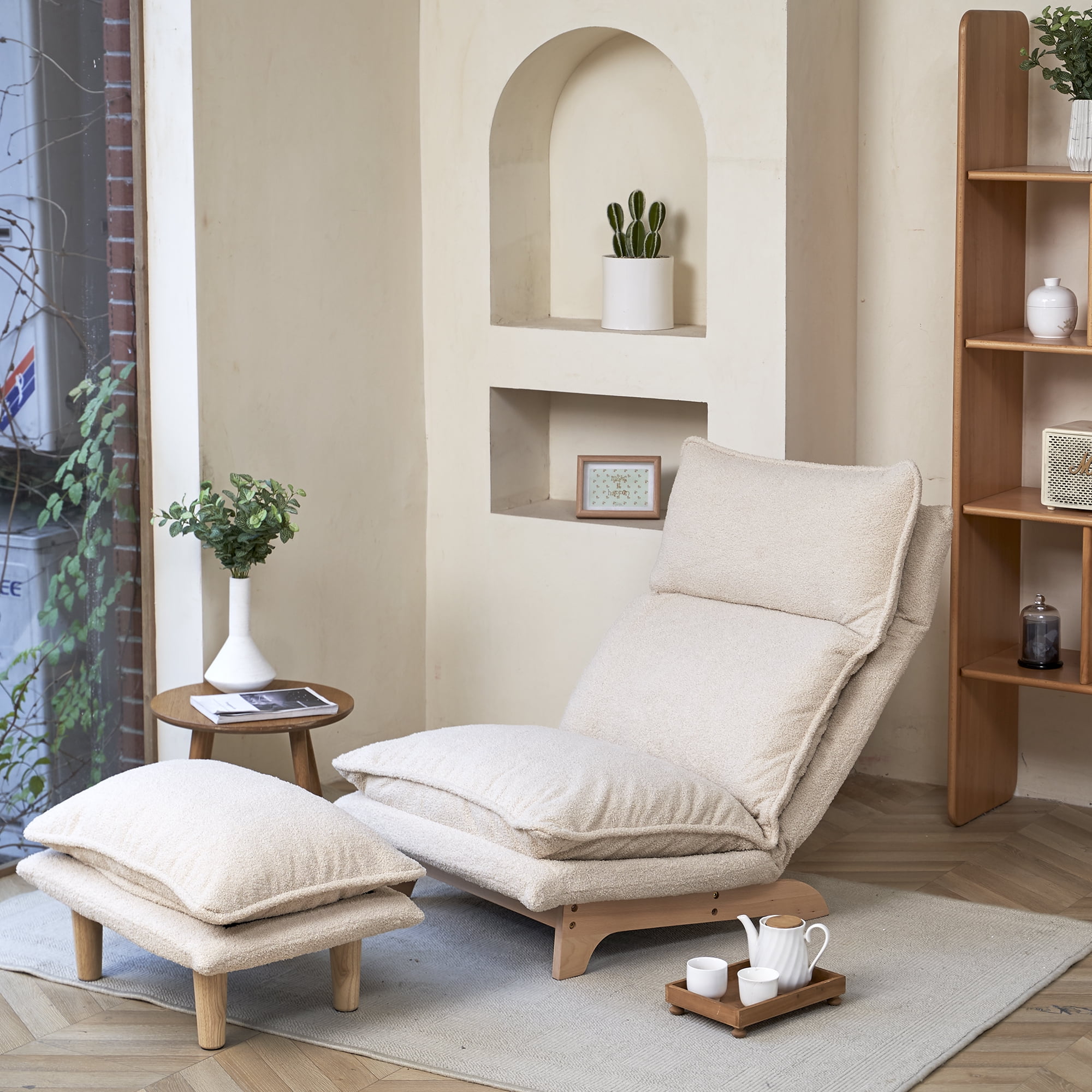 Lazy Sofa Balcony Leisure Chair - Foldable Reclining Chair - Walmart.com