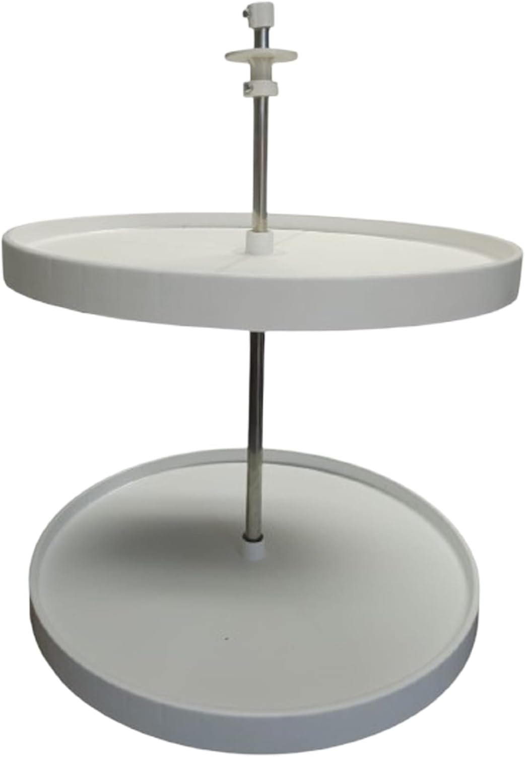 Lazy Susan, 24 Inch Full Circle, White Round Circle Cabinet Organizer ...