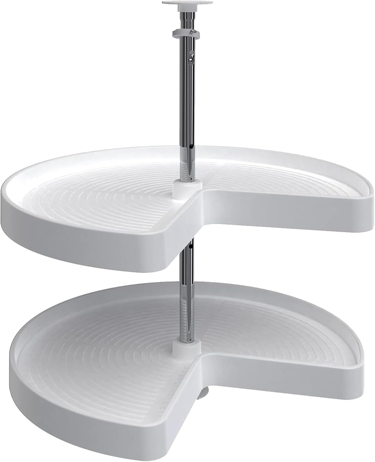 Lazy Susan, 24 Inch Kidney Circle, White Kidney Circle Cabinet ...