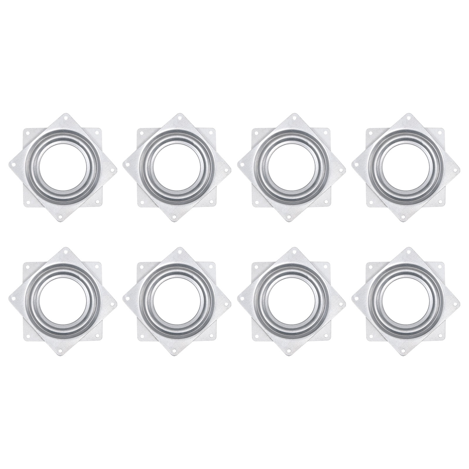 Lazy Susan Hardware, 8Pack 4 Inch Iron Square Ball Bearing Rotating ...