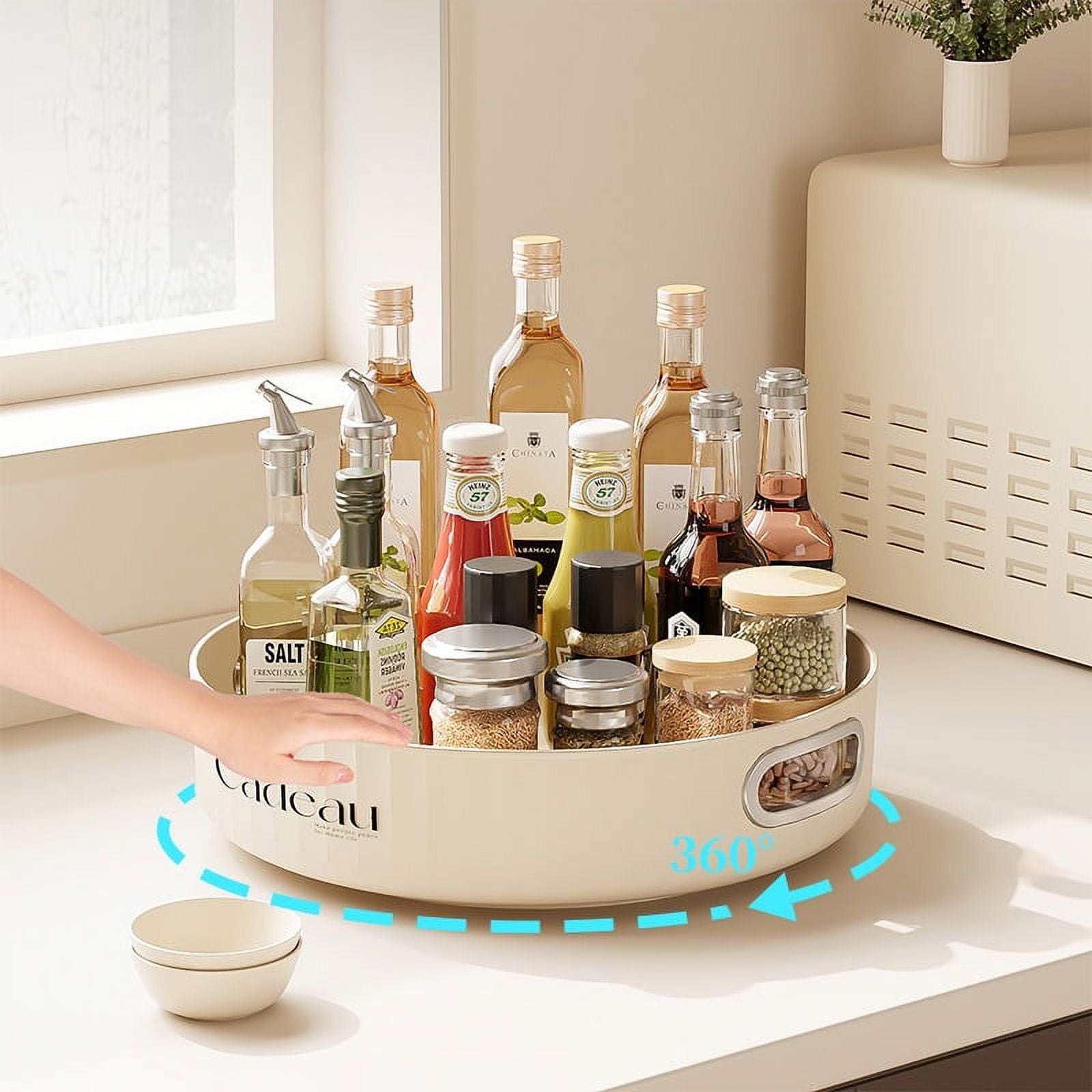Lazy Susan, Makeup Perfume Organizer, Rotating Turntable Organizer for ...