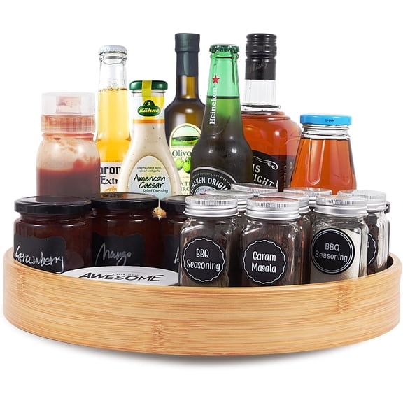 Large Wood Lazy Susan