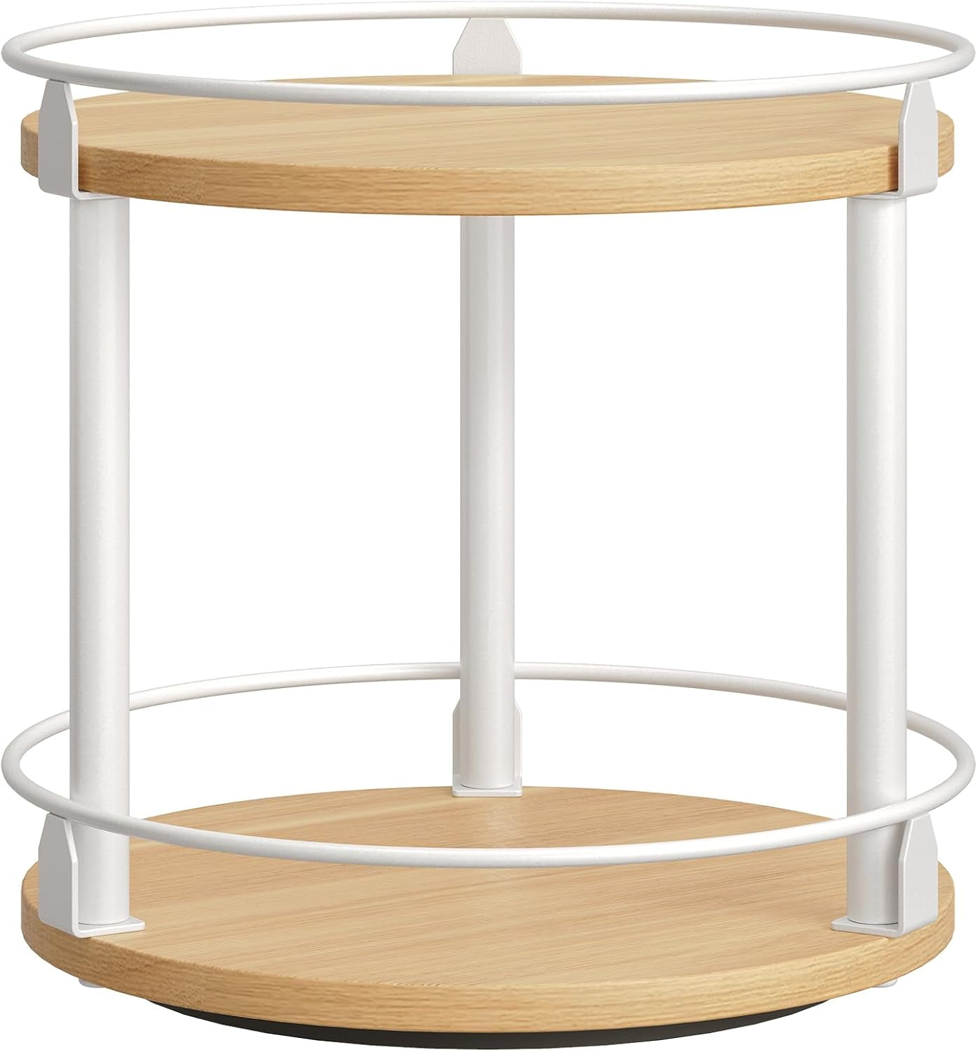 Lazy Susan Organizer, Rotating Spice Rack, 2-Tier Spice Turntable ...