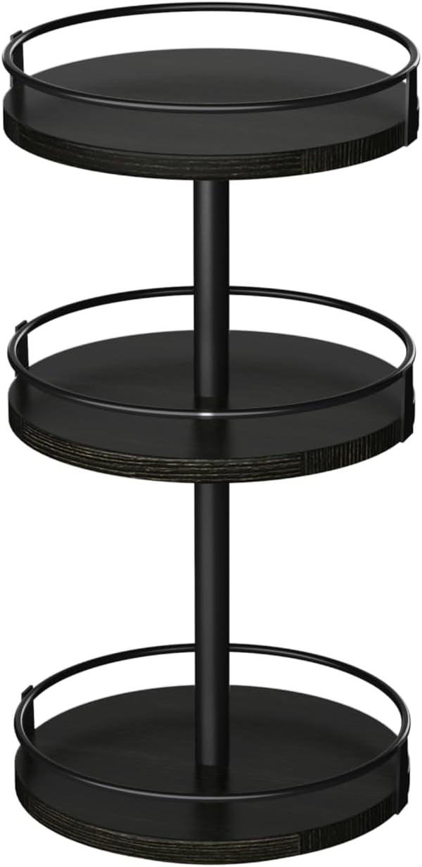 Lazy Susan Organizer, Rotating Spice Rack, 3-Tier Organizer, Turntable ...