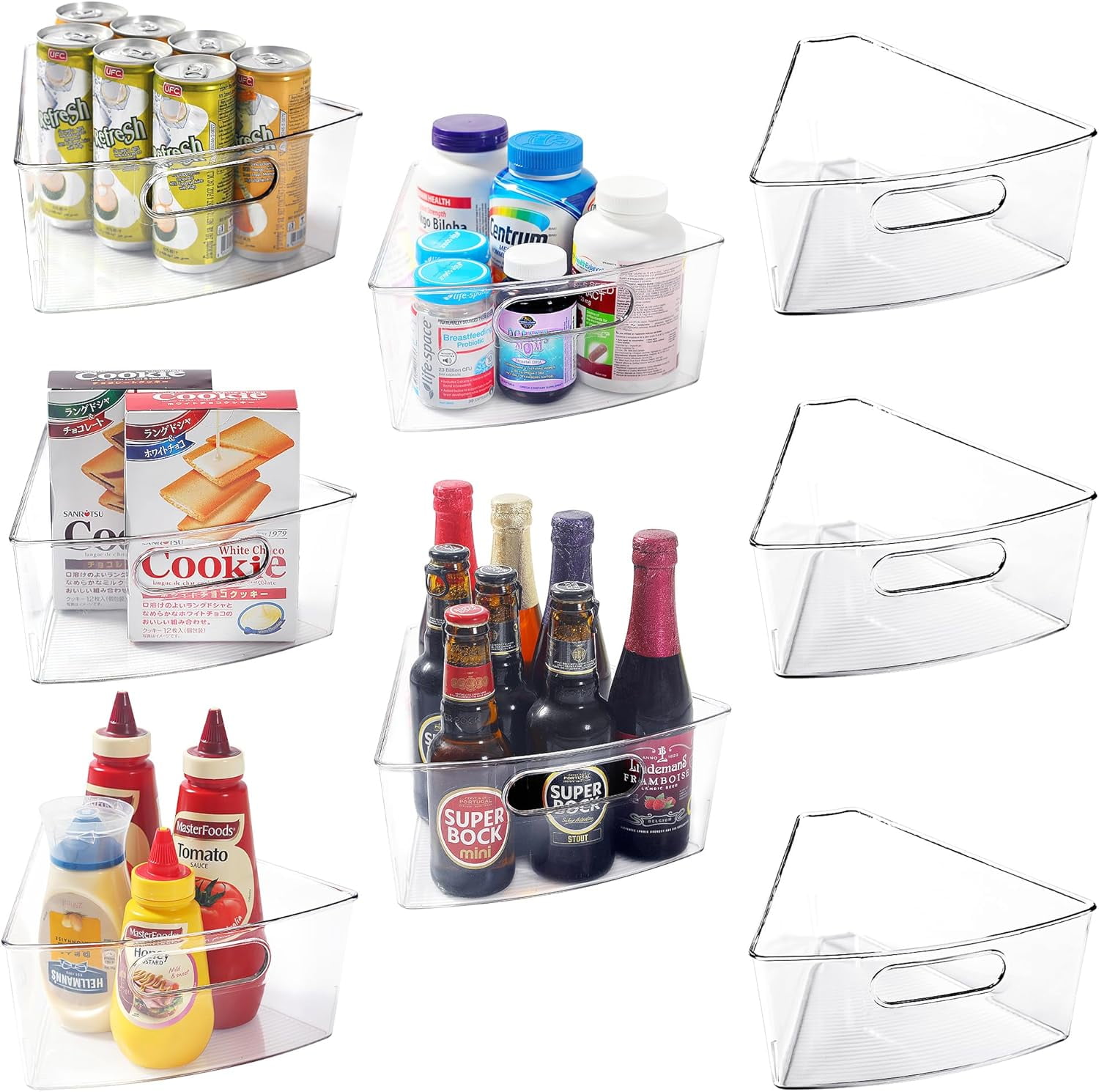 Lazy Susan Organizer for 26" Diameter Corner Lazy Susan, Plastic ...