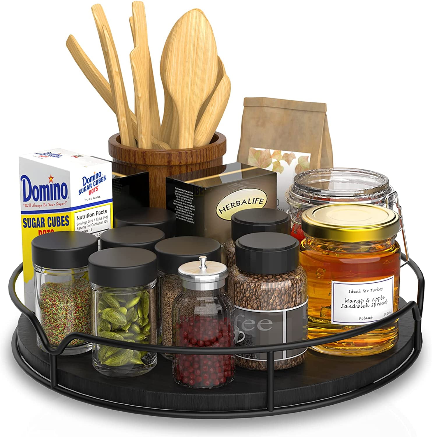 Lazy Susan Turntable Organizer for Cabinet Pantry Kitchen Countertop ...