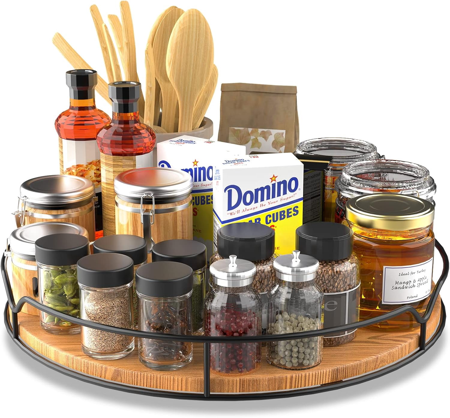 Lazy Susan Turntable Organizer for Cabinet Pantry Kitchen Countertop ...
