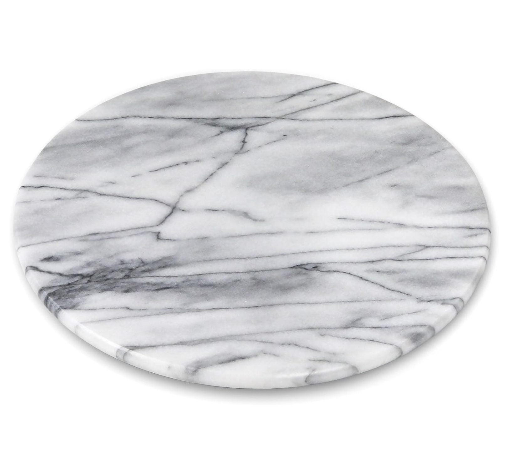 Lazy Susan, White Marble Lazy Susan Turntable Organizer - Sauce ...