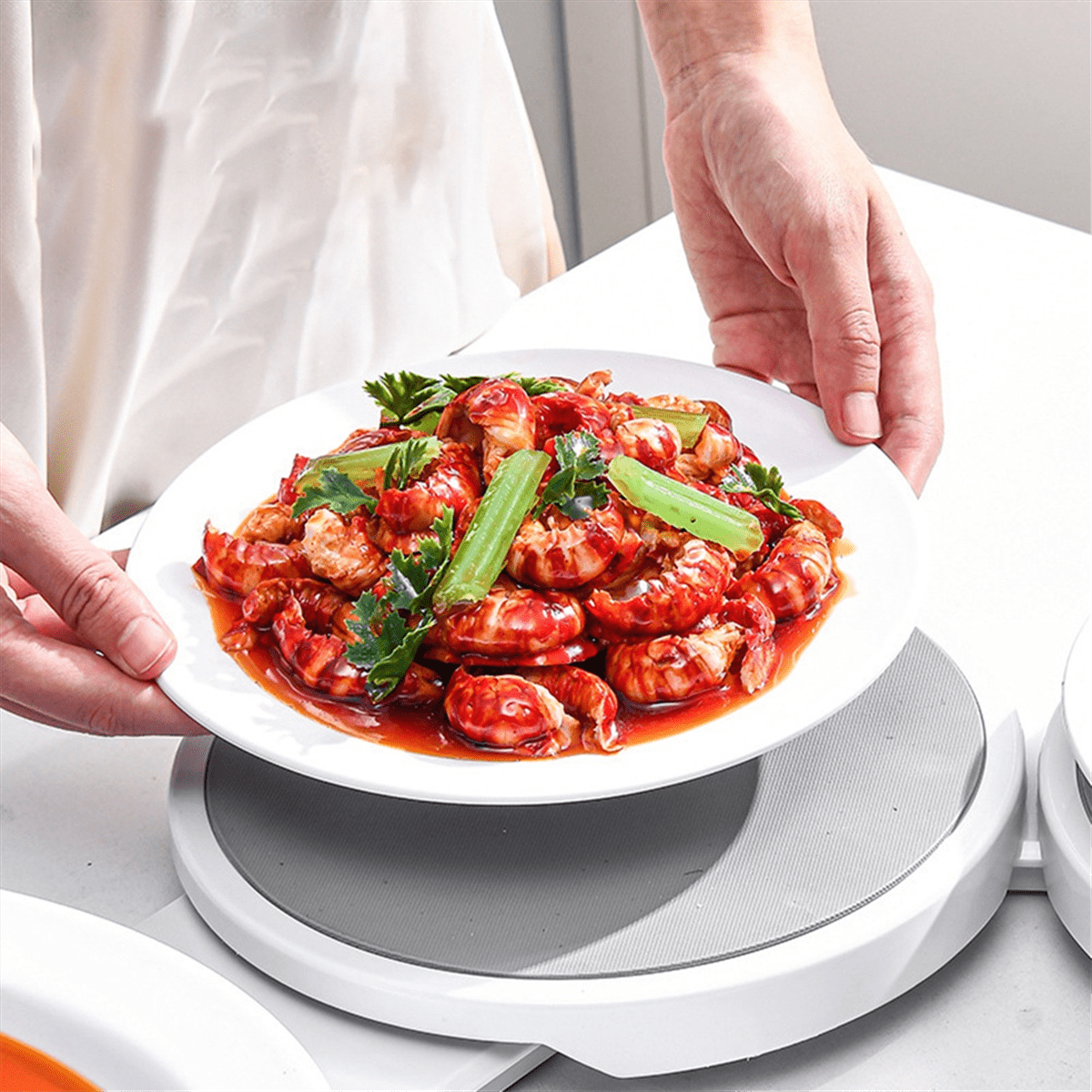 Lazy Susans Revolution Tray Expandable Portable Tabletop Rotating ...