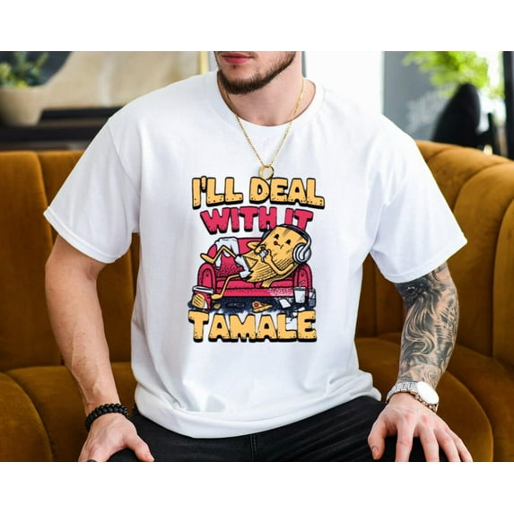 Lazy Tamal Funny Mexican Food Meme Humor Cartoon Unisex T-shirt, for ...