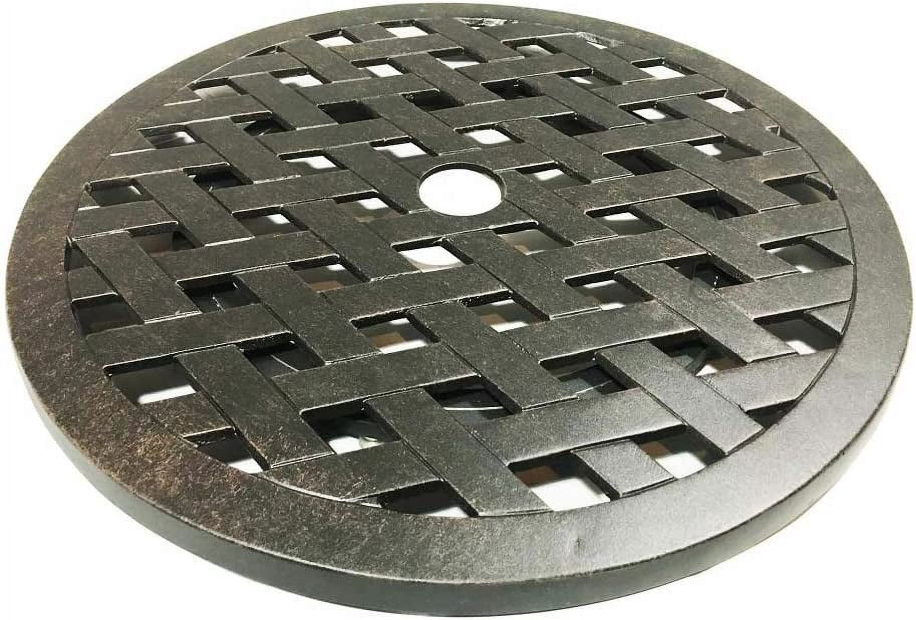 Lazy Turntable 21" cast Aluminum Platform rotates 360 Degrees Bronze ...
