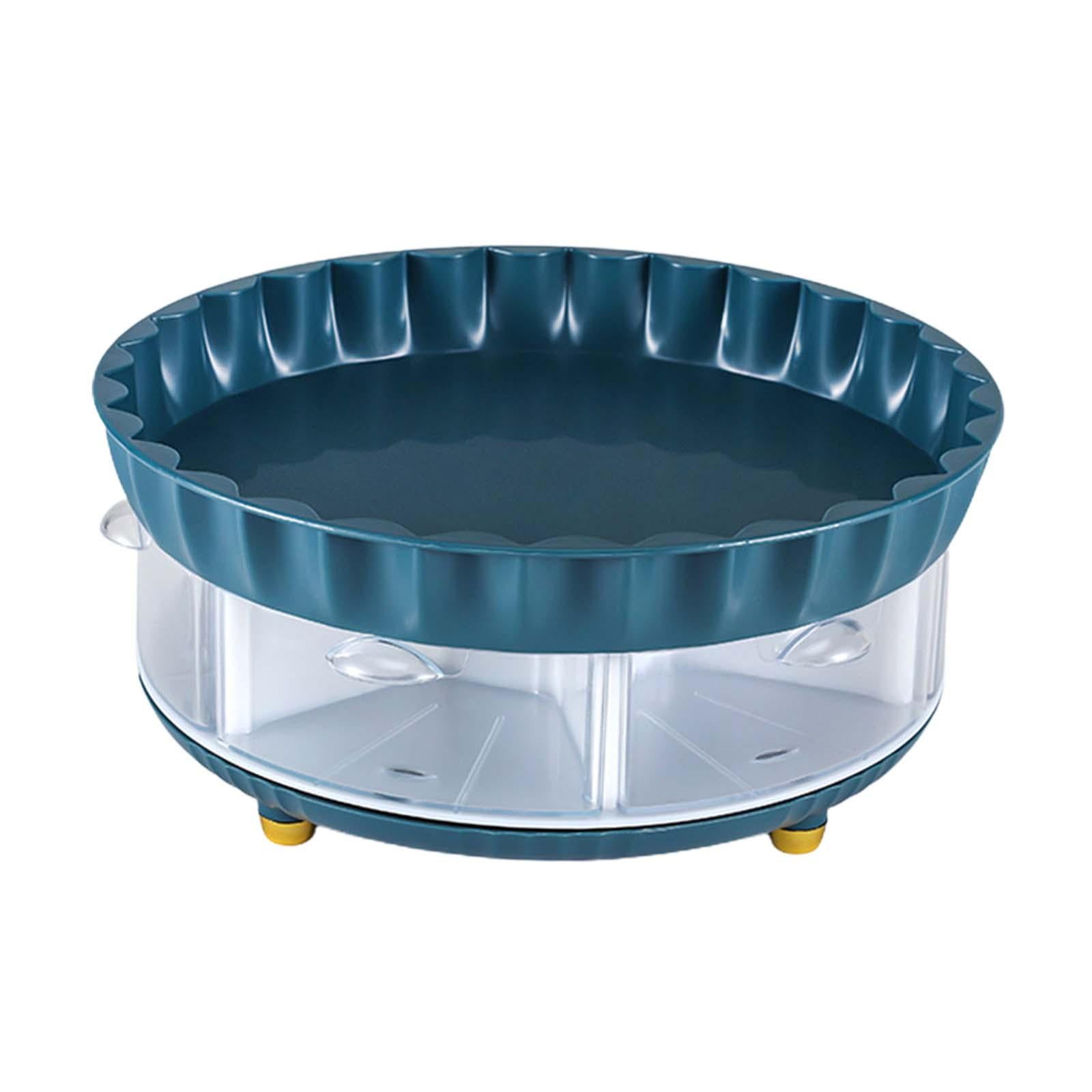 Lazy Turntable Double Layer Rotating Tray Snacks Non Slip Seasoning ...