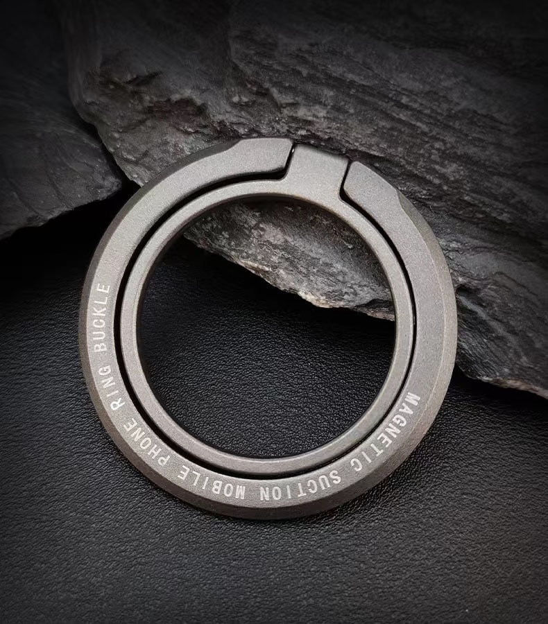 Lazy desktop magnetic finger ring bracket with MagSafe adhesive-free ...