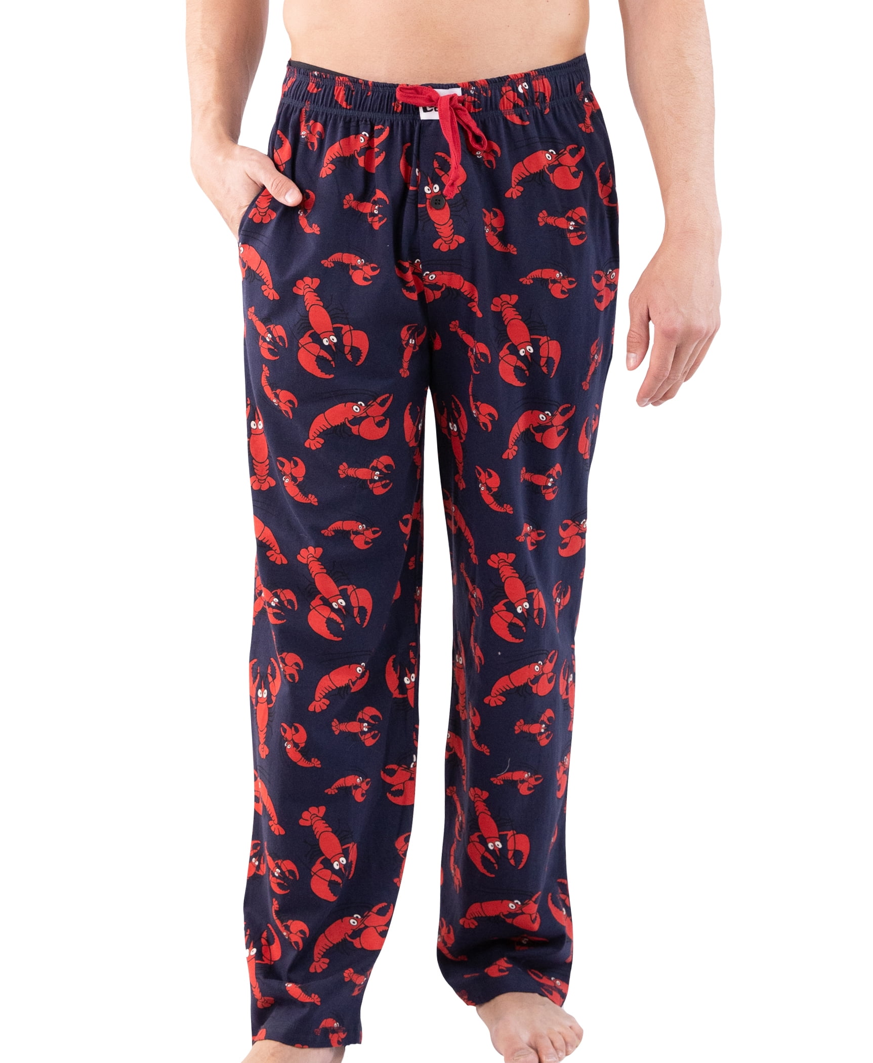 LazyOne Animal Pajama Pants for Men, Male Pajamas, Lobster, Large ...