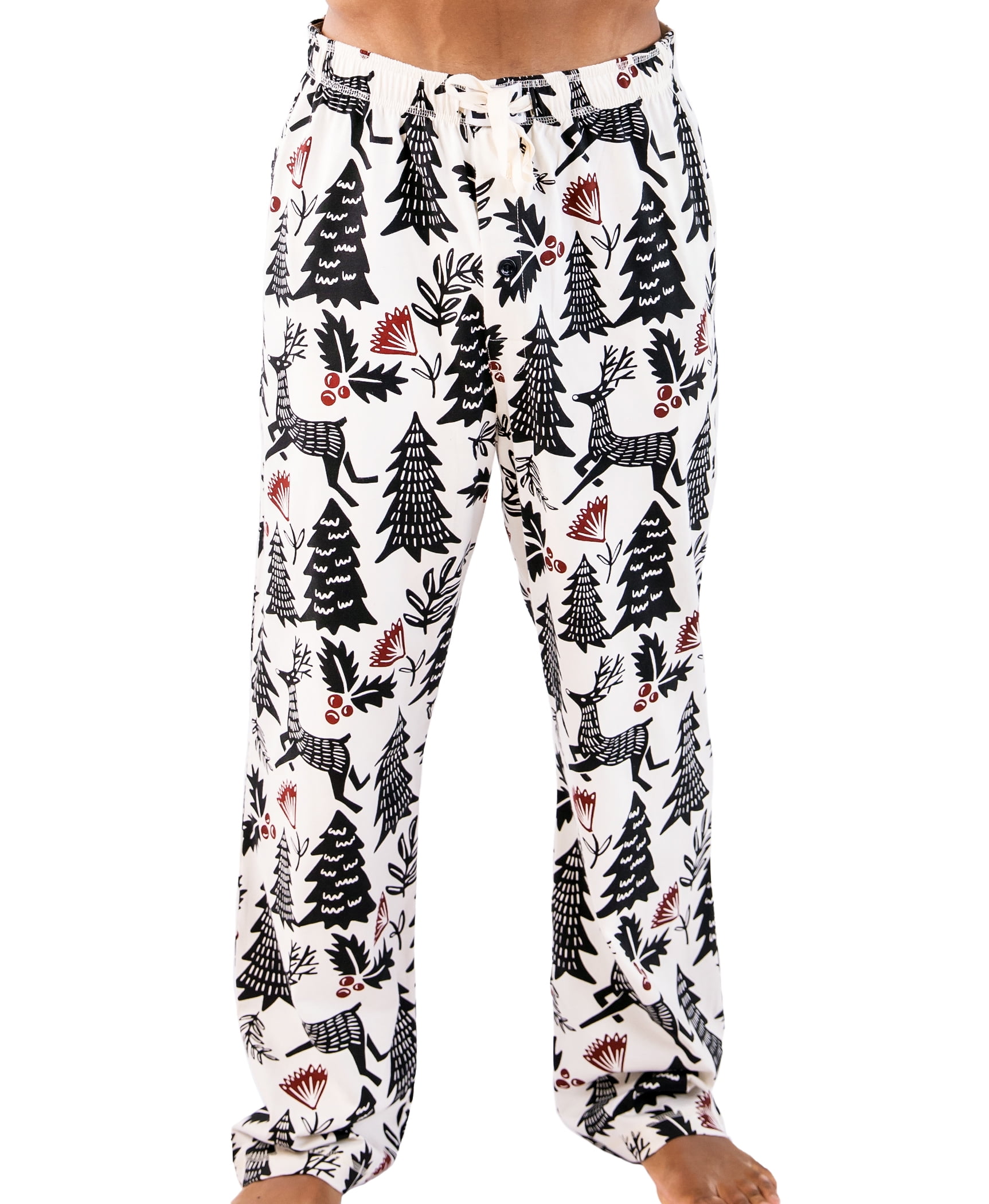 LazyOne Animal Pajama Pants for Men, Male Pajamas, Candy Cane, X-large ...