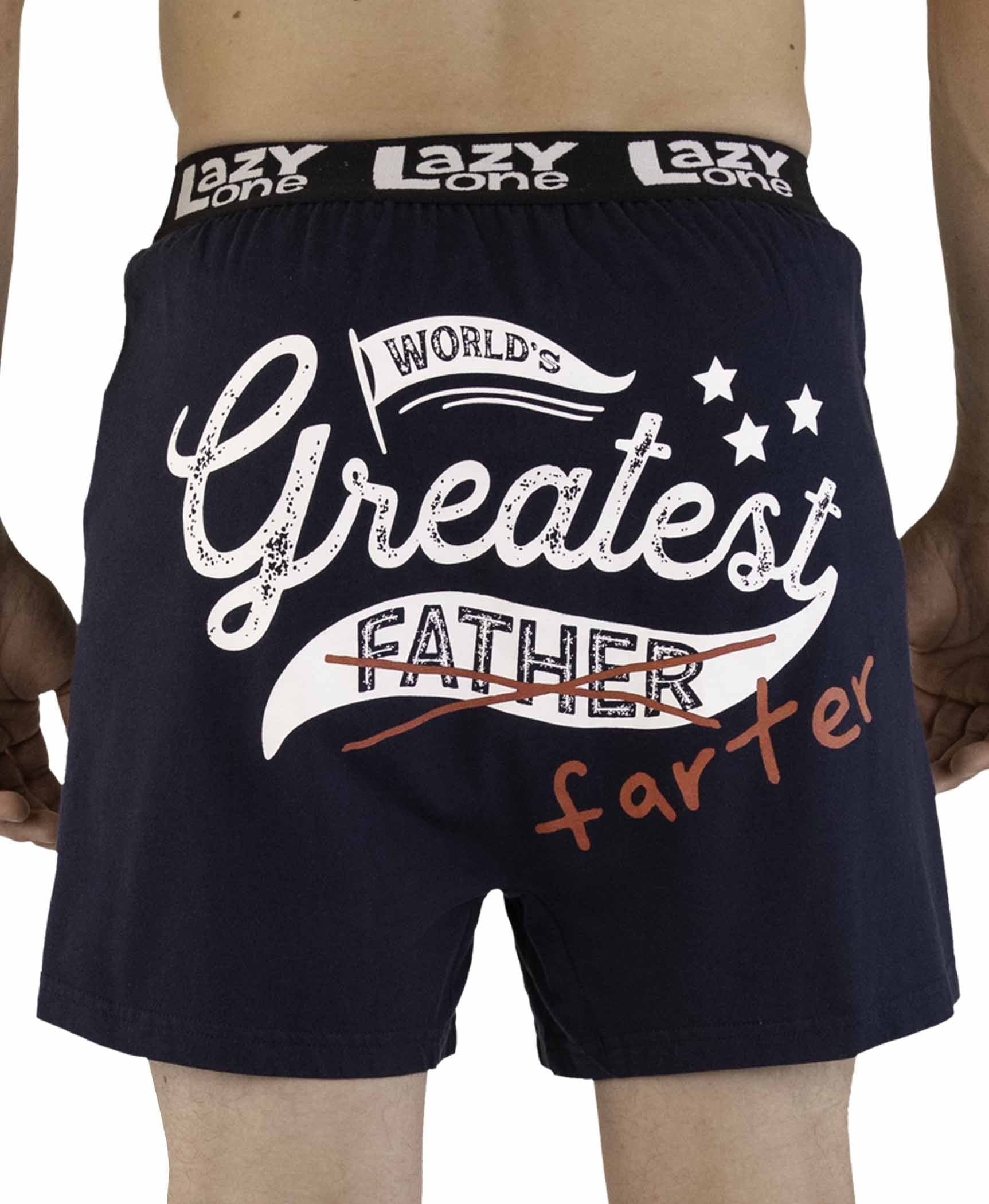 LazyOne Funny Animal Boxers, World's Greatest Farter, Humorous ...