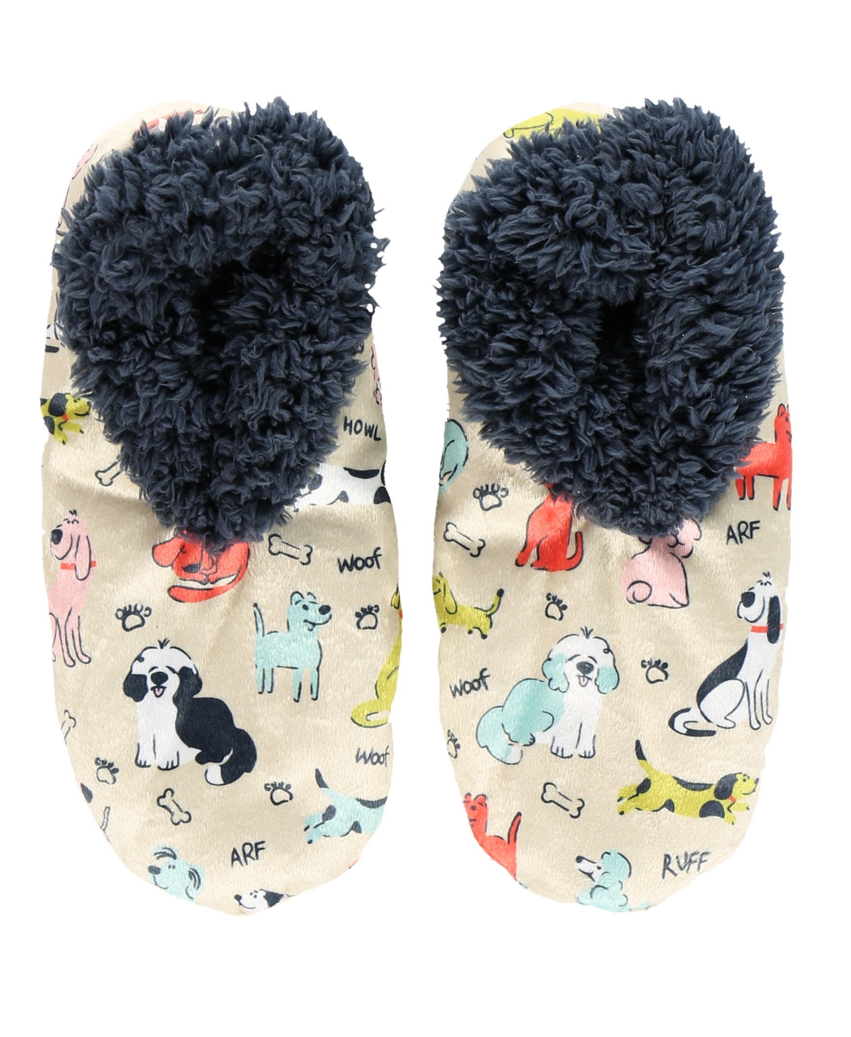 LazyOne Fuzzy Feet Slippers for Women, Cute Fleece-Lined House Slippers ...