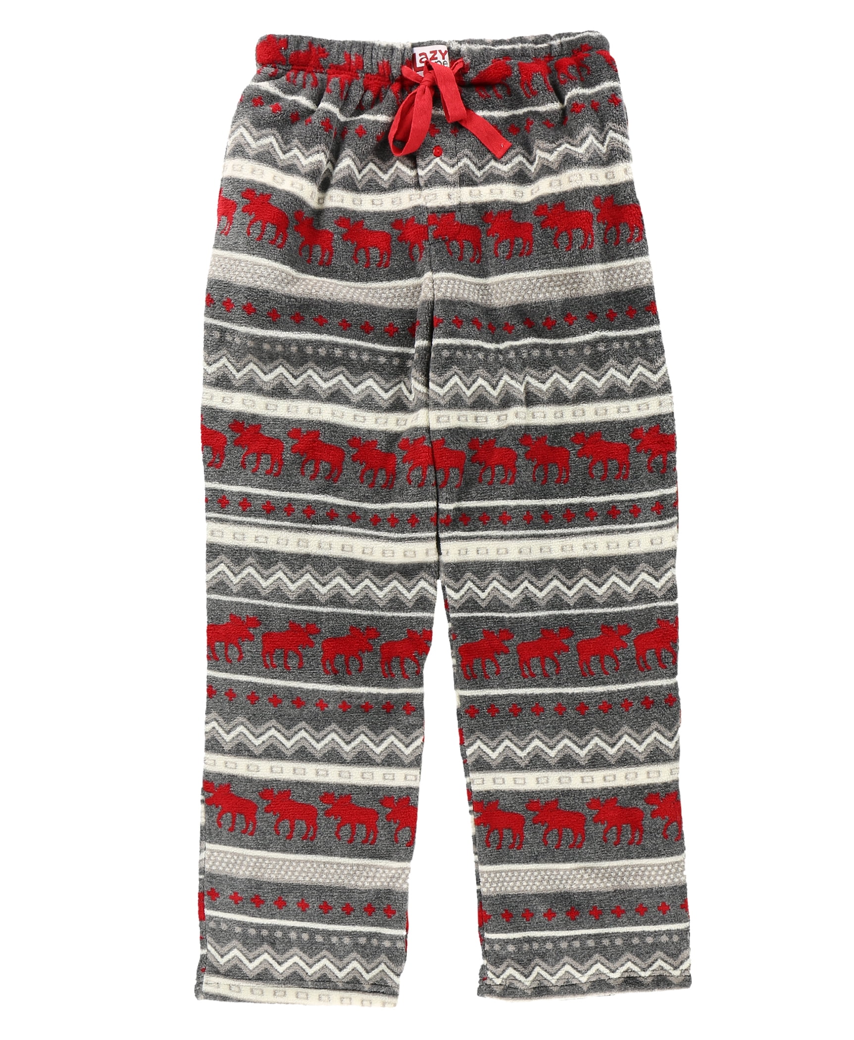 LazyOne Men's Fleece Pajama Pants, Nordic Pajama Bottoms for Men, Fair ...