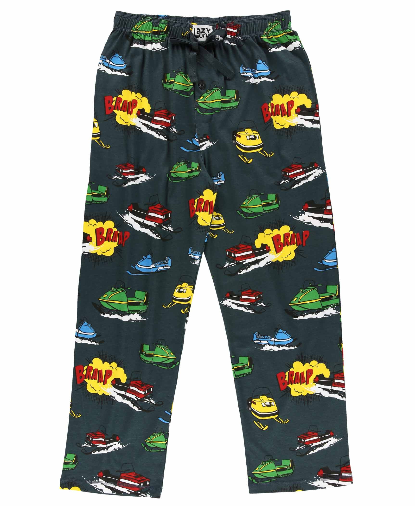 LazyOne Pajama Pants for Men, Male Pajamas, Snowmobile Pajamas, X-large ...