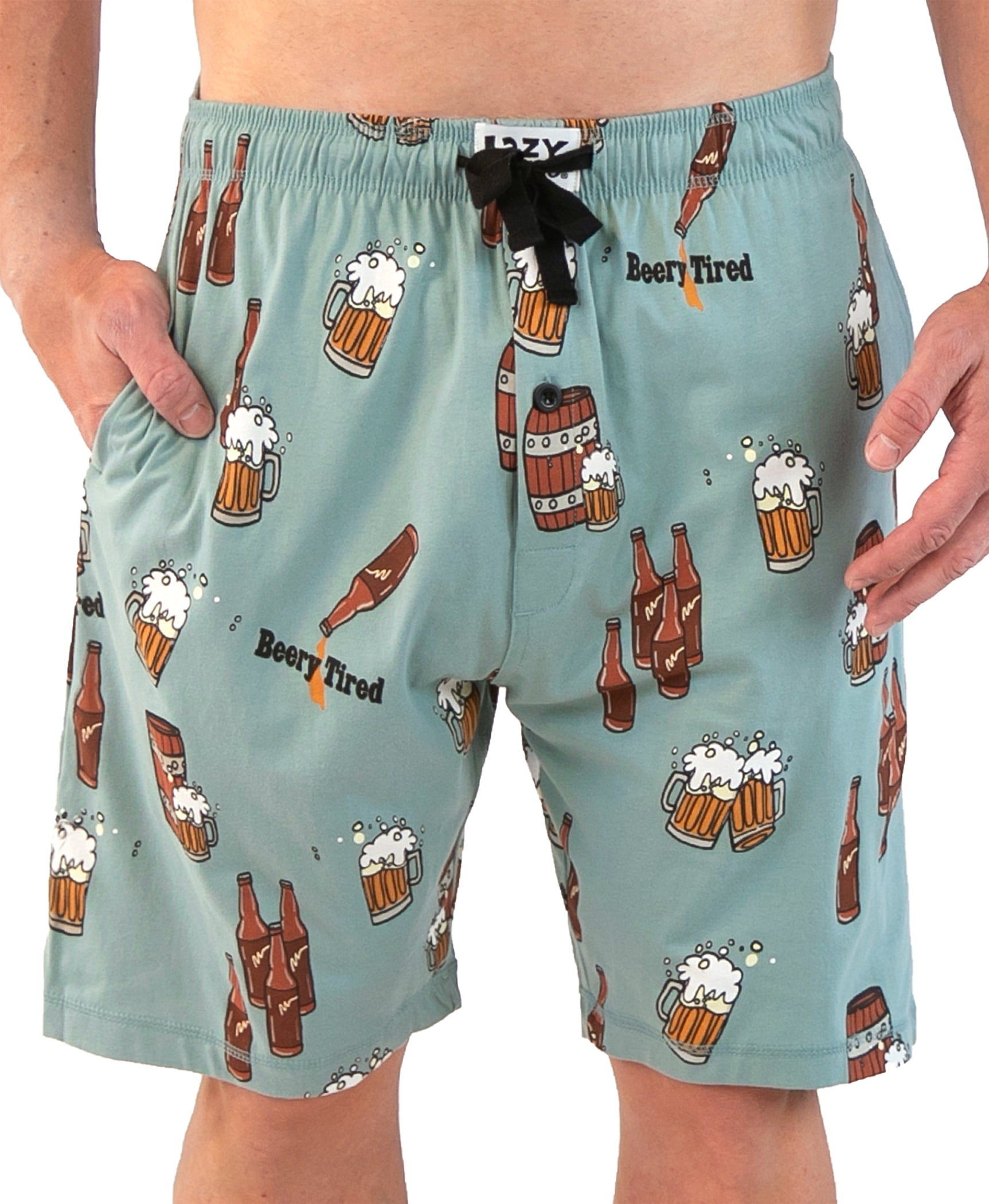 Lazy One Men's Pajama Shorts – 100% Cotton Mens Pajama Shorts with ...