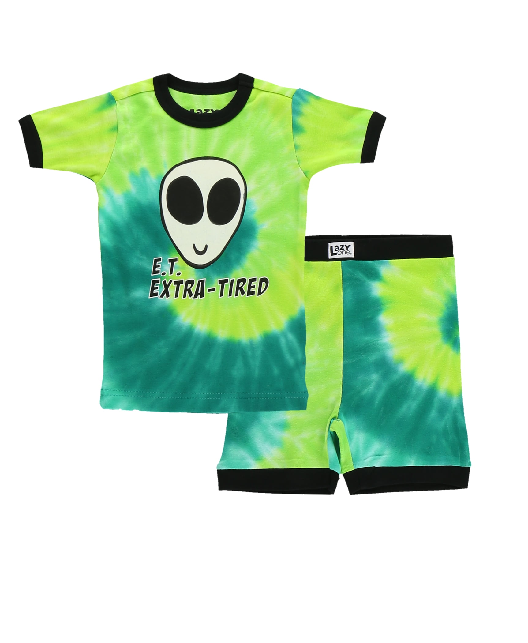 LazyOne Short-Sleeve Summer Pajama Sets for Girls and Boys, Unisex ...