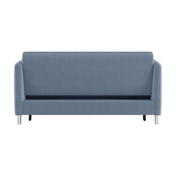 Lazzara Home LX-9406NBU-3CL Antonio 72 in. Blue Velvet Upholstered 2 ...