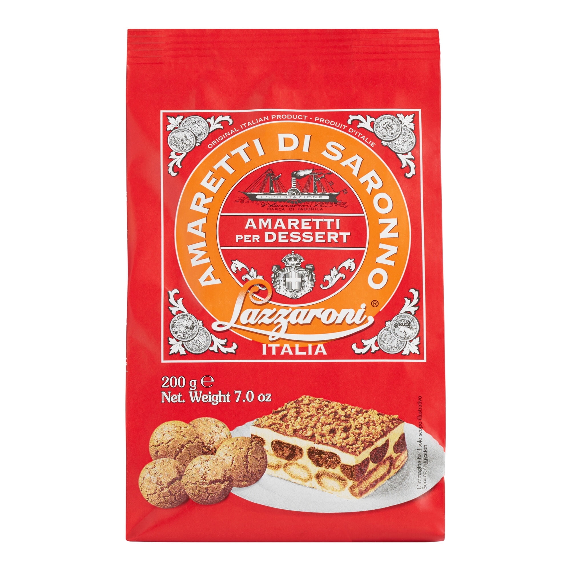 Lazzaroni Amaretti Cookie Snaps 7 oz Pack of 3 - Walmart.com
