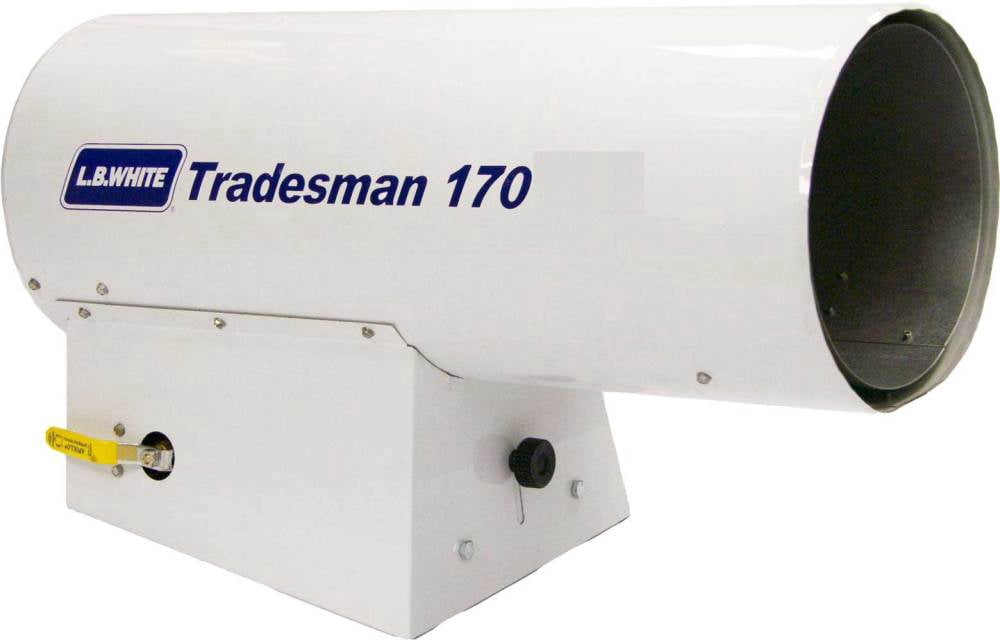 Lb White Tradesman Forced Air Open Flame Ng 170K Btu Heater - Walmart.com