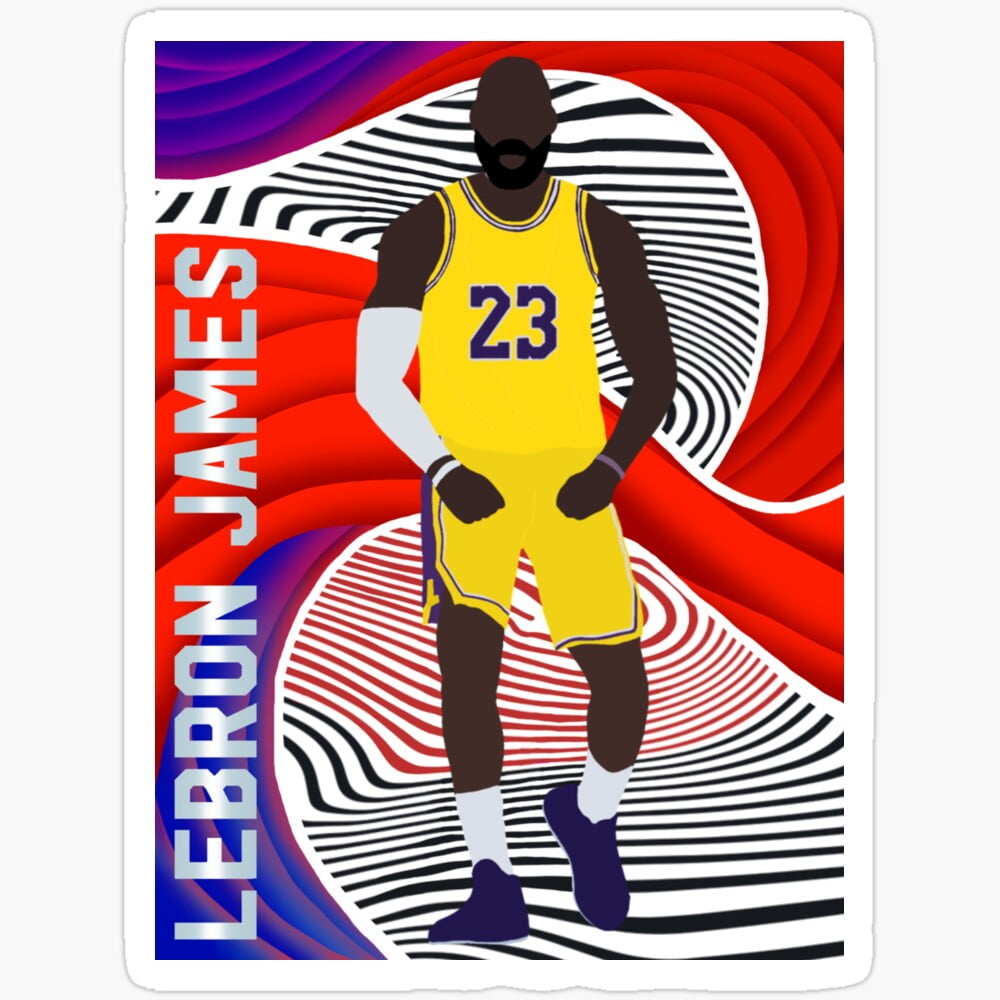 Lbj Basketball Card Sticker Baseball Sticker, Football Sticker ...