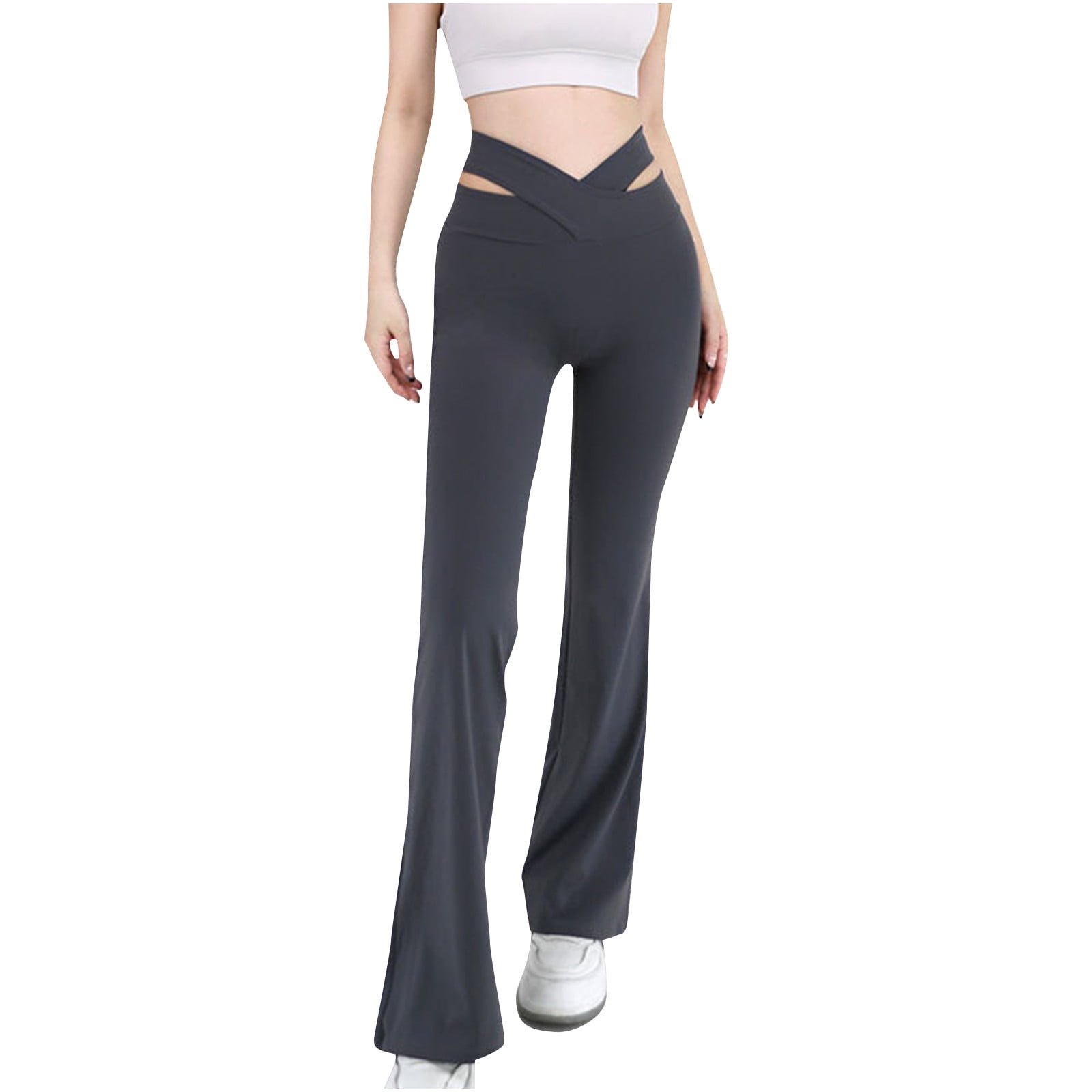 LbsKUS Clearance,Slim Fit Yoga Pants for Women, Sexy Hollow Out Criss ...