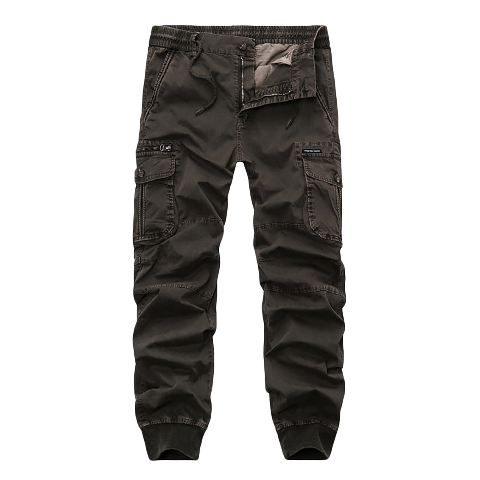 LbsKUS Men's Cargo Pants Straight-Fit Stretch Cargo Pant Camo Jogger ...