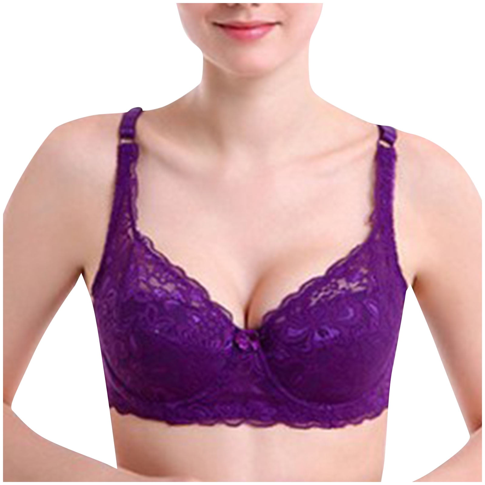 Lbskus Summer Savings Womans Wirefree Lace Bras 18 Hour Beauty Back