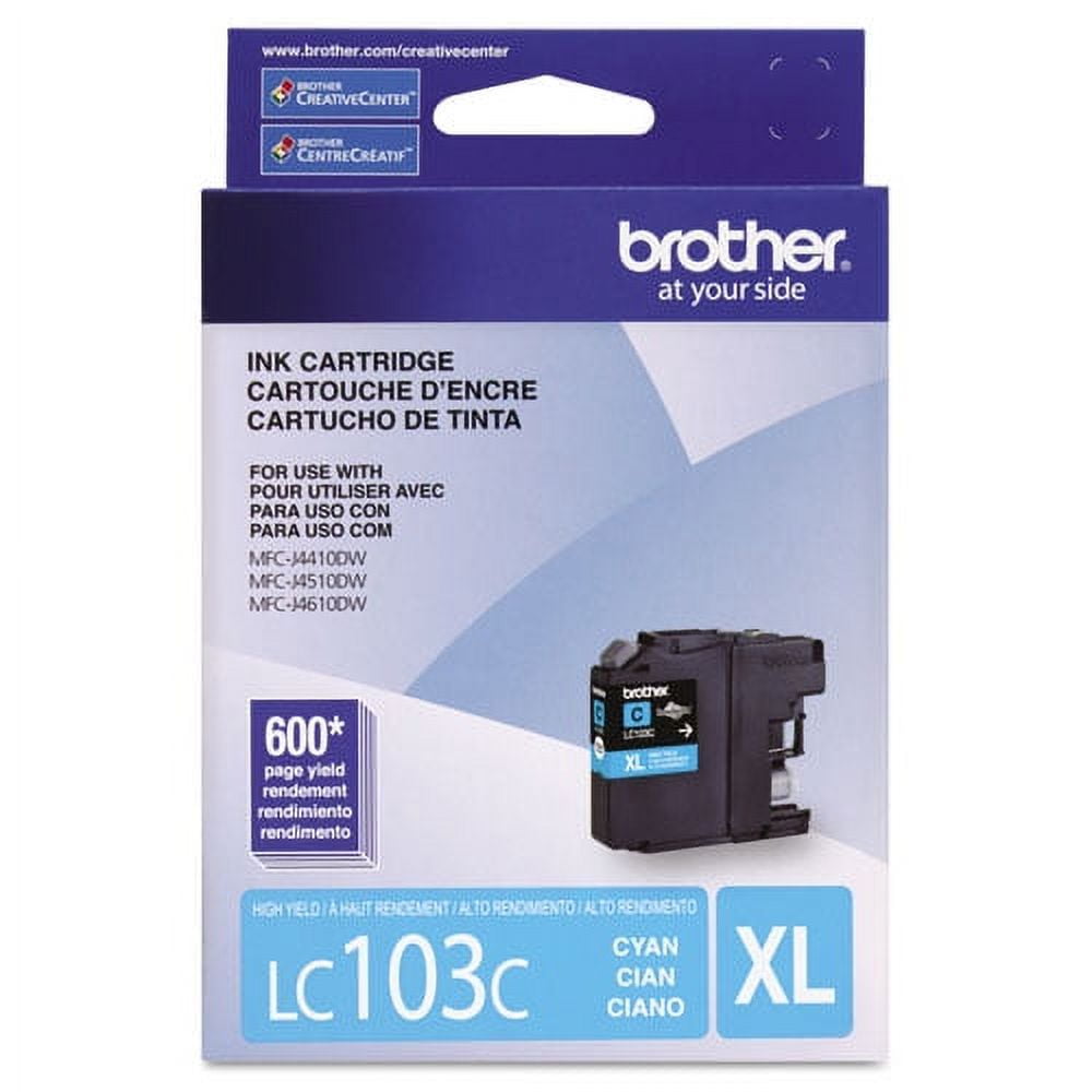 Lc103c Innobella High-Yield Ink, 600 Page-Yield, Cyan | Bundle of 2 ...