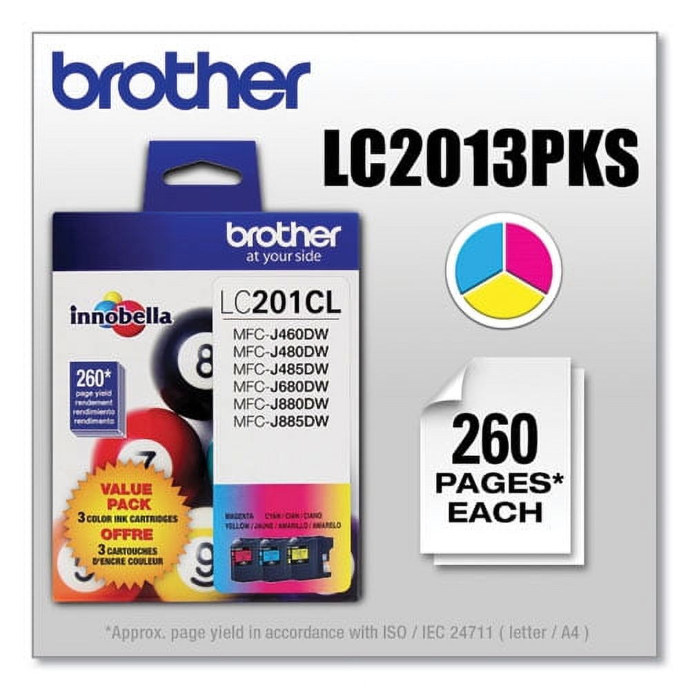 Lc2013pks Innobella Ink, 260 Page-Yield, Cyan/magenta/yellow | Bundle ...