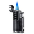 LcFun Butane Lighter 1 Pack Triple Jet Flame Torch Lighters Butane ...