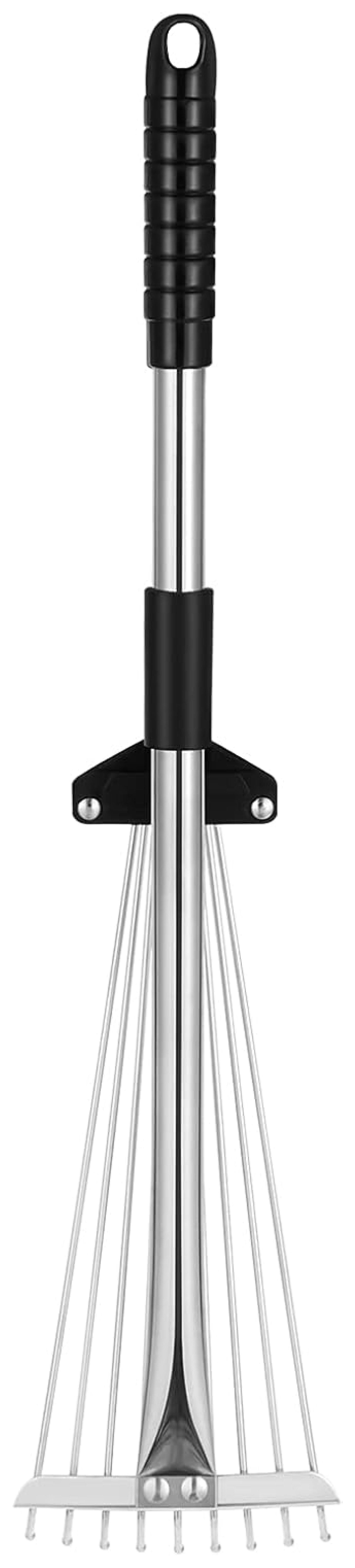 LcXctD 1pcs Folding Leaf Rake Telescopic Garden Leaf Rake Adjustable ...