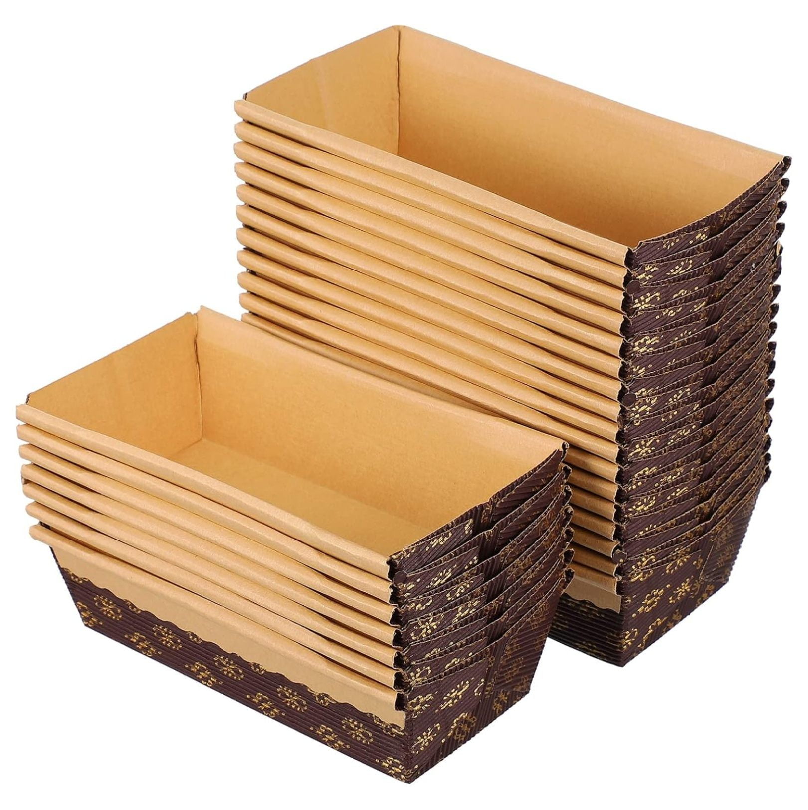 LcXctD 25pcs Paper Bread Loaf Pan Paper Baking Pans Disposable ...