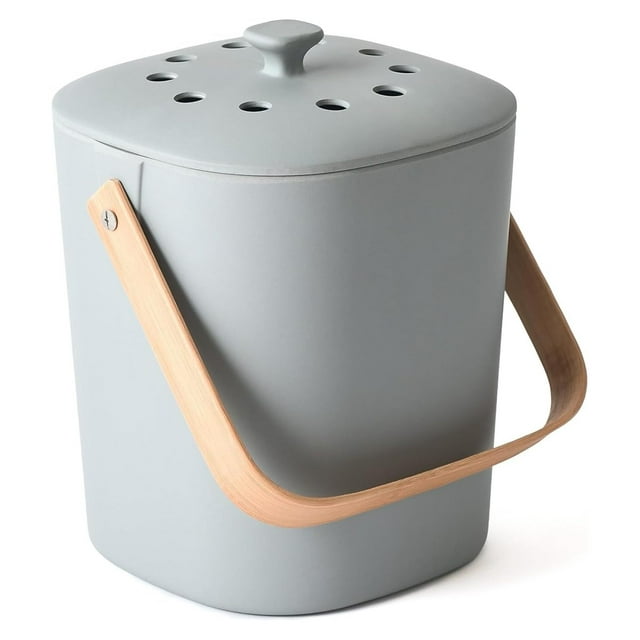 LcXctD - Compost Bin, Indoor Countertop Composter Including 2 Charcoal ...