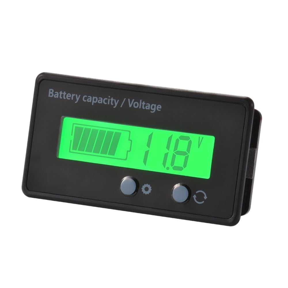 Lcd Battery Capacity Monitor Gauge Meter,Waterproof 12V/24V/36V/48V ...
