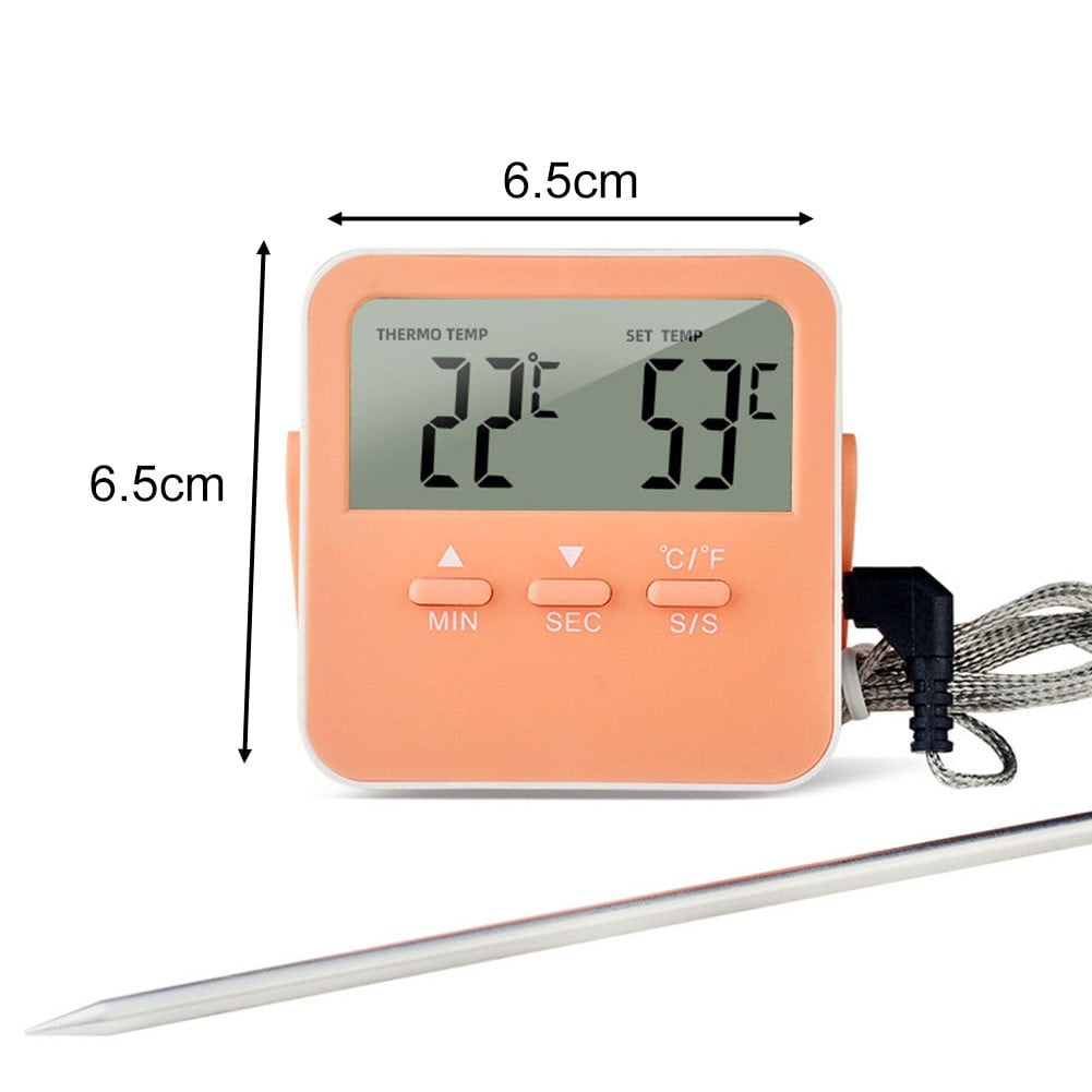 Lcd Digital Indoor Temperature Meter High/Low Temperature Alarm Home ...