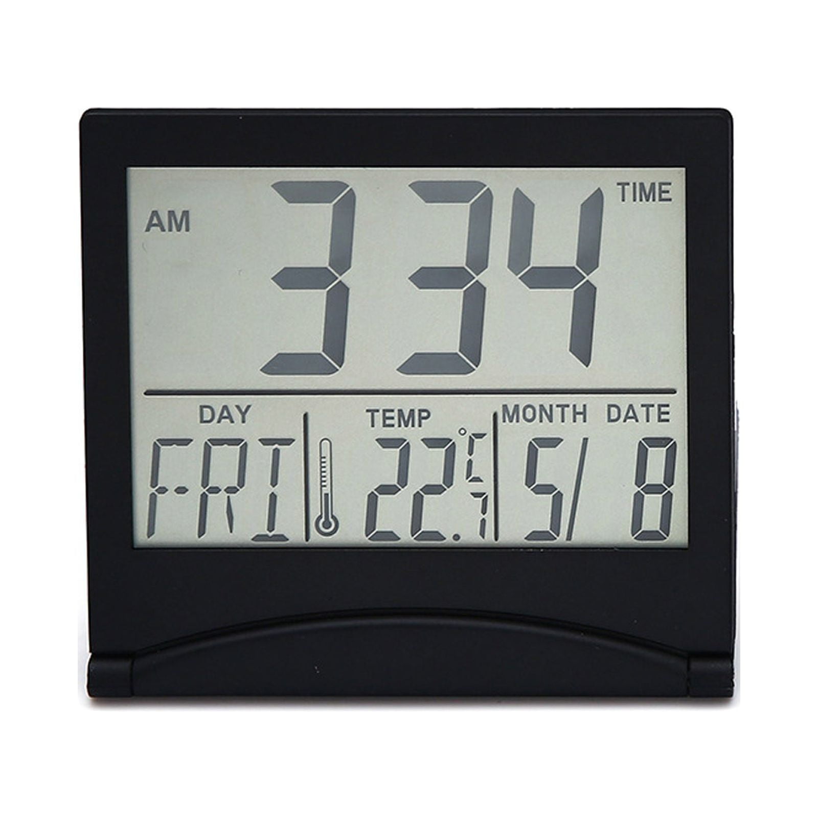 Lcd Display Digital Desk Clock With Calendar Alarm And Temperature ...